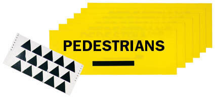Pedestrian Direction Sign Kit - 600 x 225mm | Jaybro
