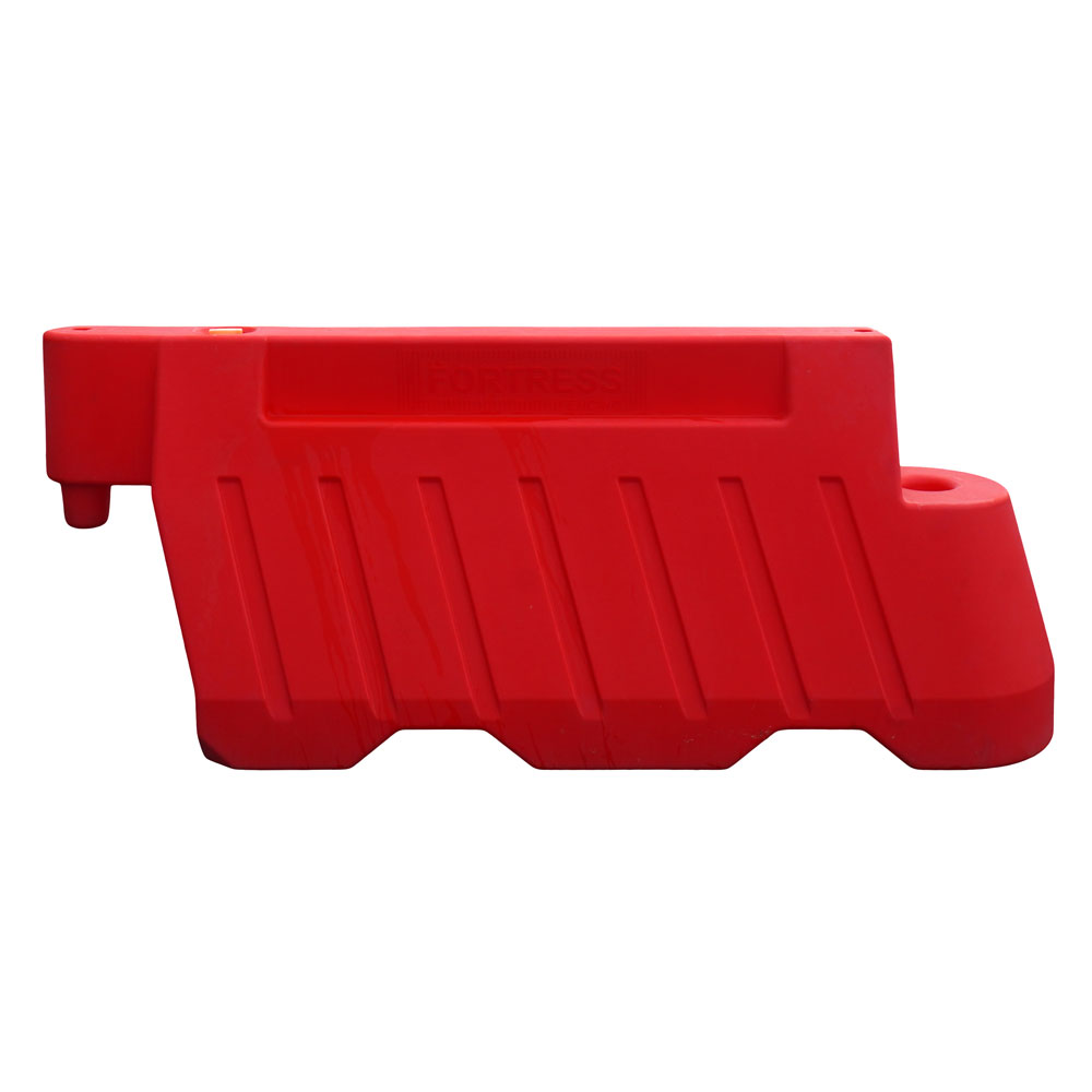 Fortress Water Filled Barrier Red | Pedestrian Safety Barrier