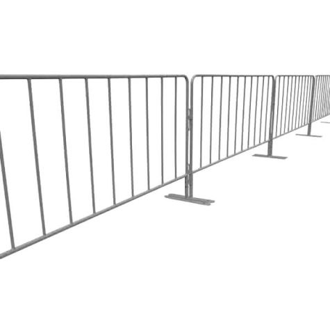 Crowd Control Barriers - Interlocking Galvanised Steel | Jaybro New Zealand