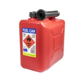 Fuel Container - 10L Poly Red | Jaybro